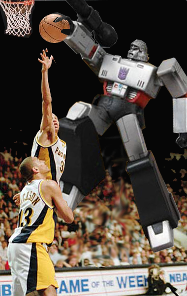 Fun with Megatron Wall Statue | TFW2005 - The 2005 Boards